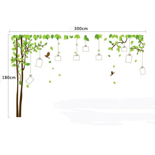 Photo Frame Tree Wall Sticker | Vinyl Wall Art Stickers by ...