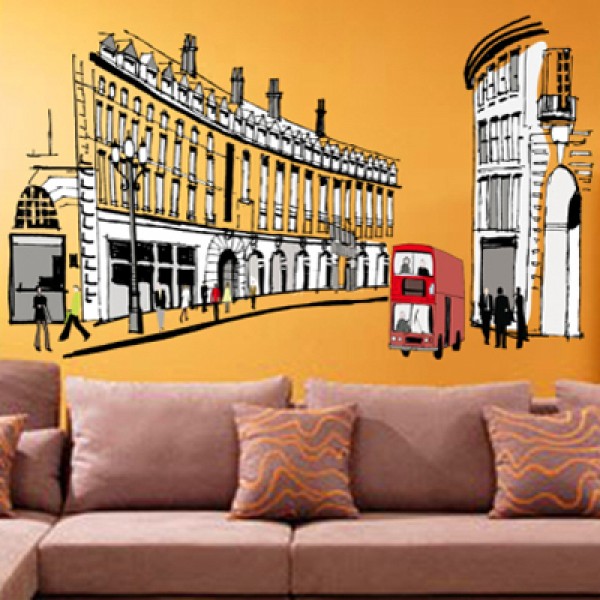 Rome Wall Sticker | Vinyl Wall Art Stickers by Wallstickers4fun.co.uk