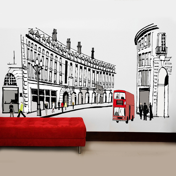 Rome Wall Sticker | Vinyl Wall Art Stickers by Wallstickers4fun.co.uk