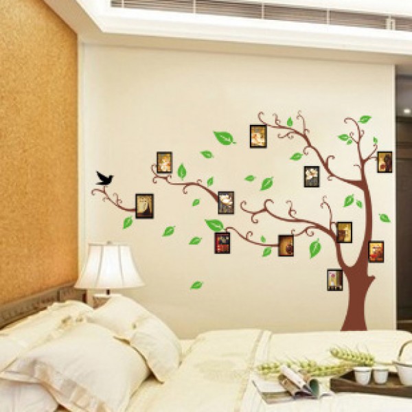 Photo Frame Tree Wall Sticker | Vinyl Wall Art Stickers by ...